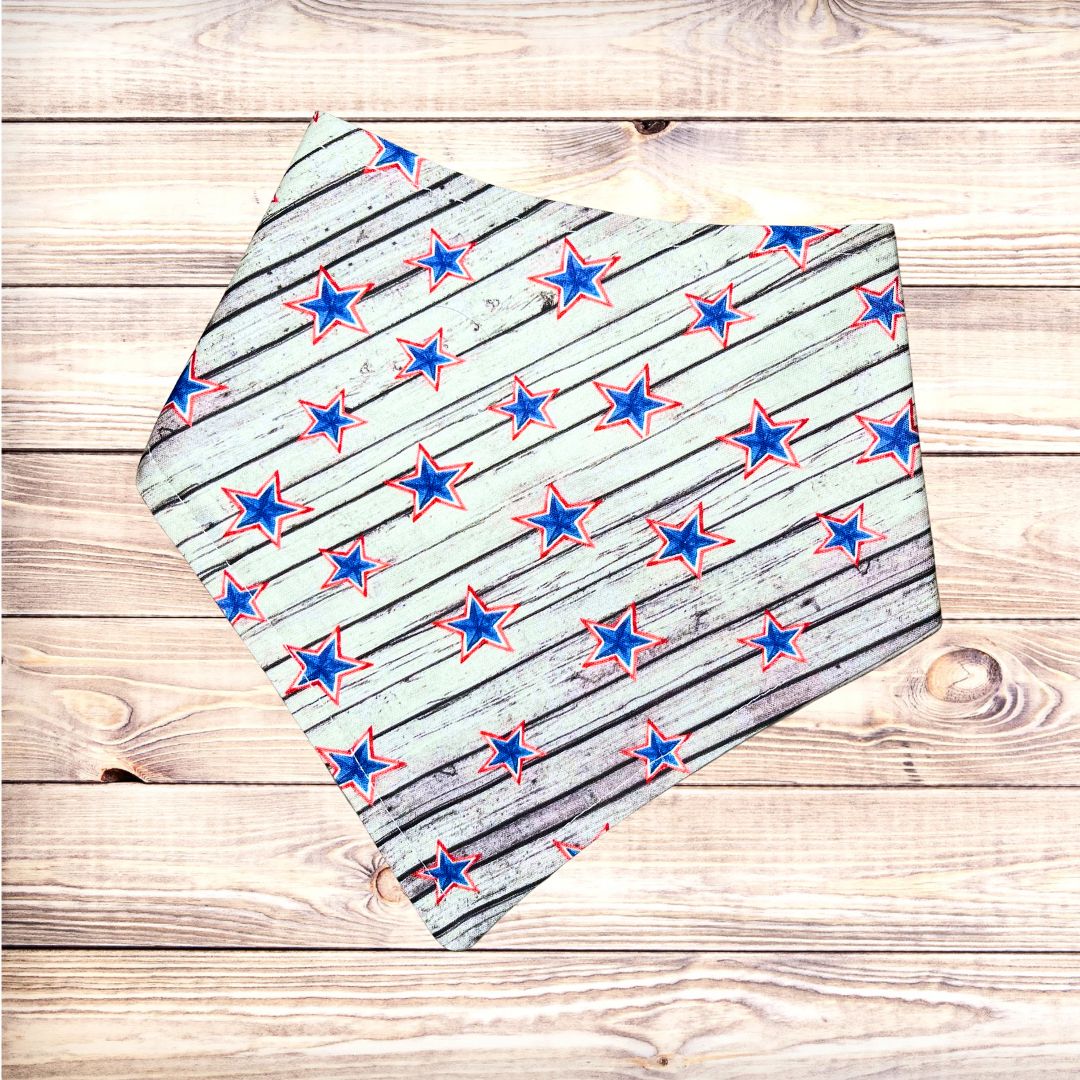 Shiplap Stars Bandana – The Corgi Cookie Co.